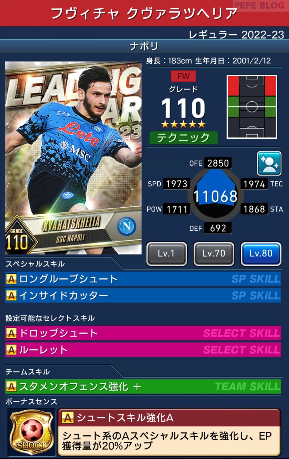 【ウイコレ】レギュラー2022-23 LEADING STAR登場！ - PEPE BLOG