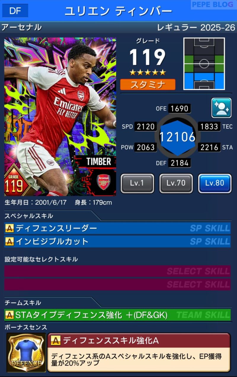 【ウイコレ】レギュラー2025-26 DYNAMOS登場！ - PEPE BLOG